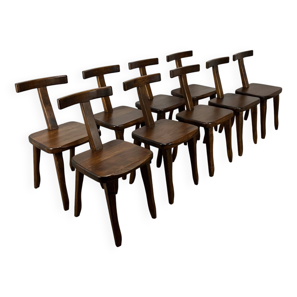 9 chaises T par Aranjou | Selency