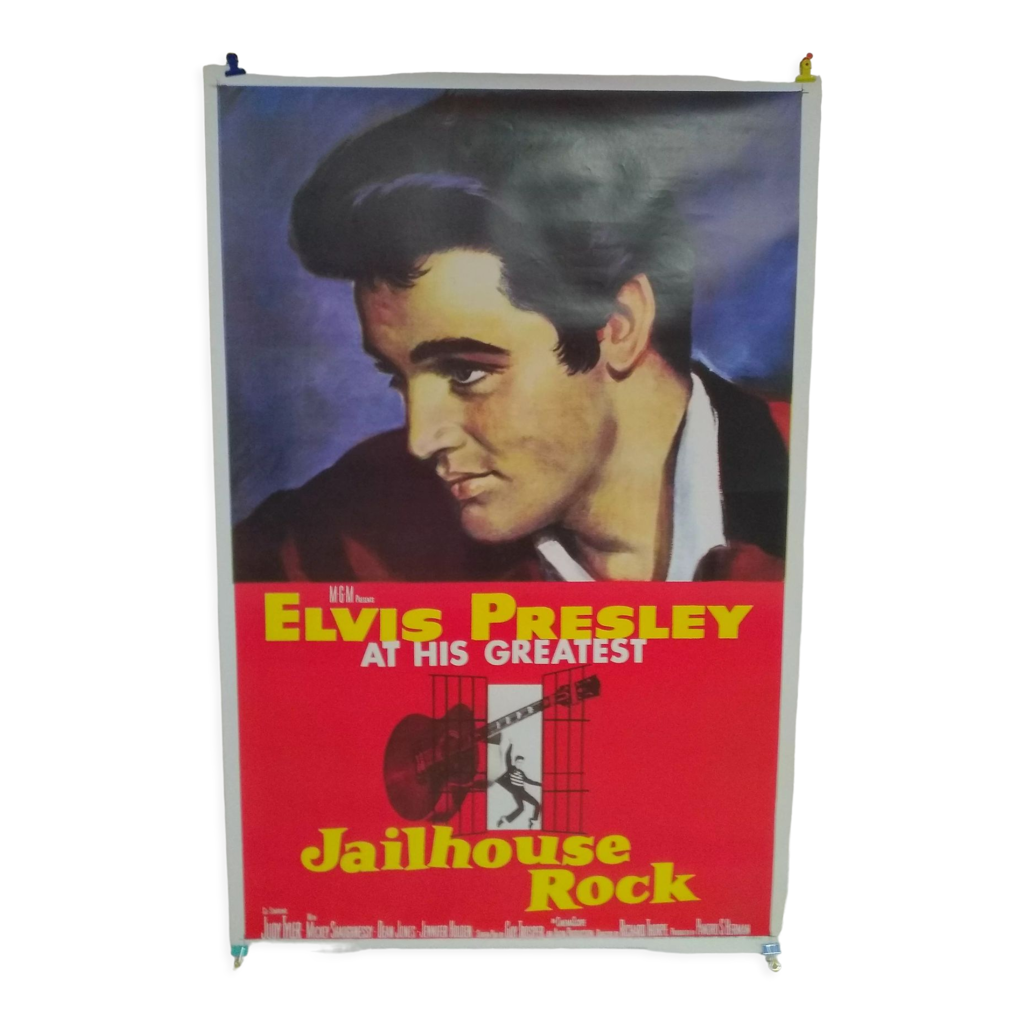 Elvis Presley poster Jailhouse rock reproduction from 1997 | Selency
