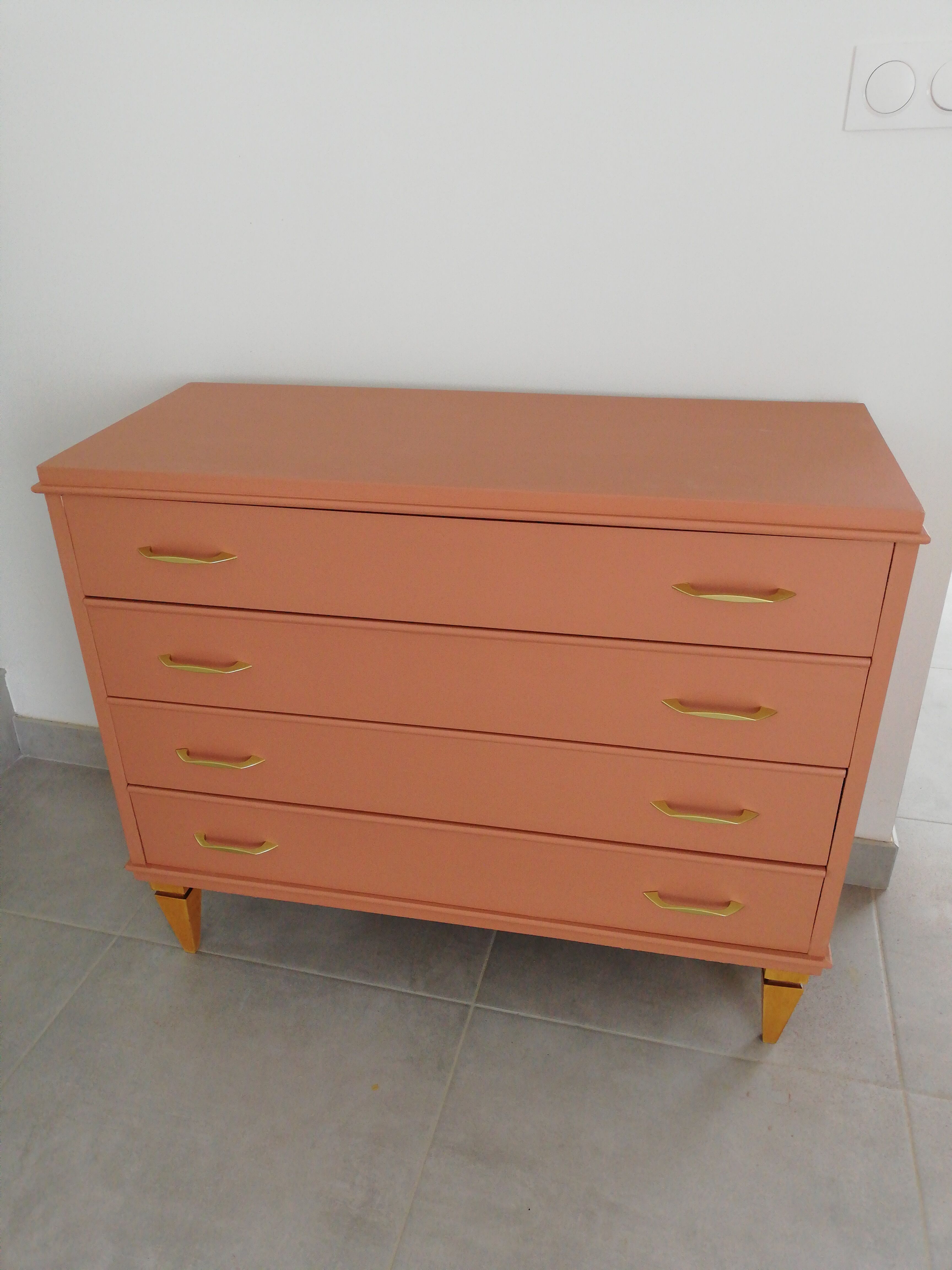 Commode vintage rose | Selency