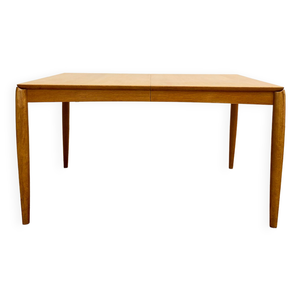 Table à manger extensible en chêne par HW Klein pour Bramin Danemark années 1960 | Selency