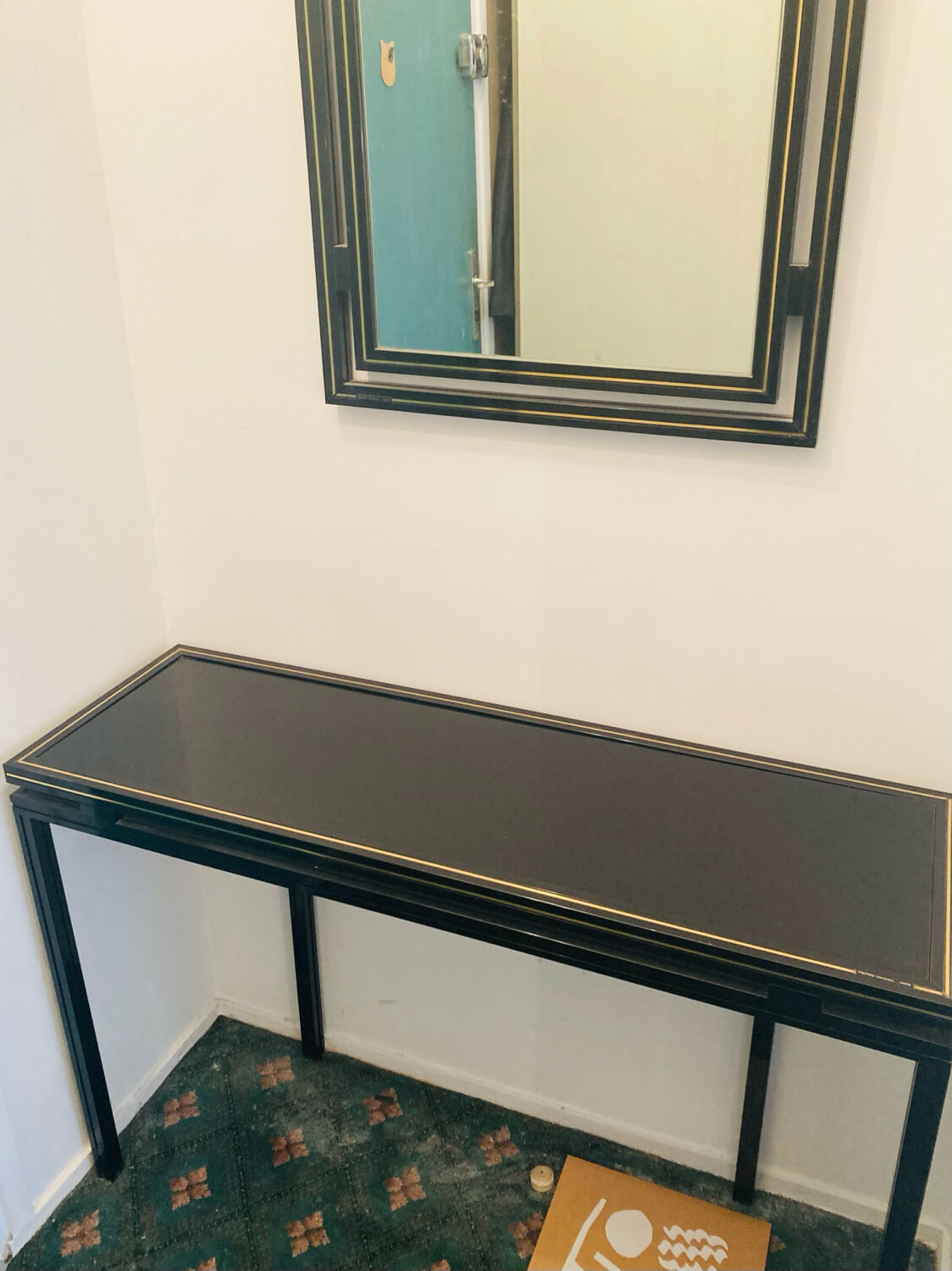 Console et miroir Pierre Vandel | Selency
