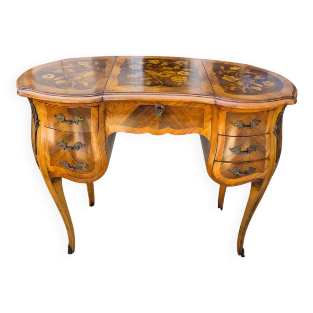 Coiffeuse forme rognon style louis XV début XX | Selency