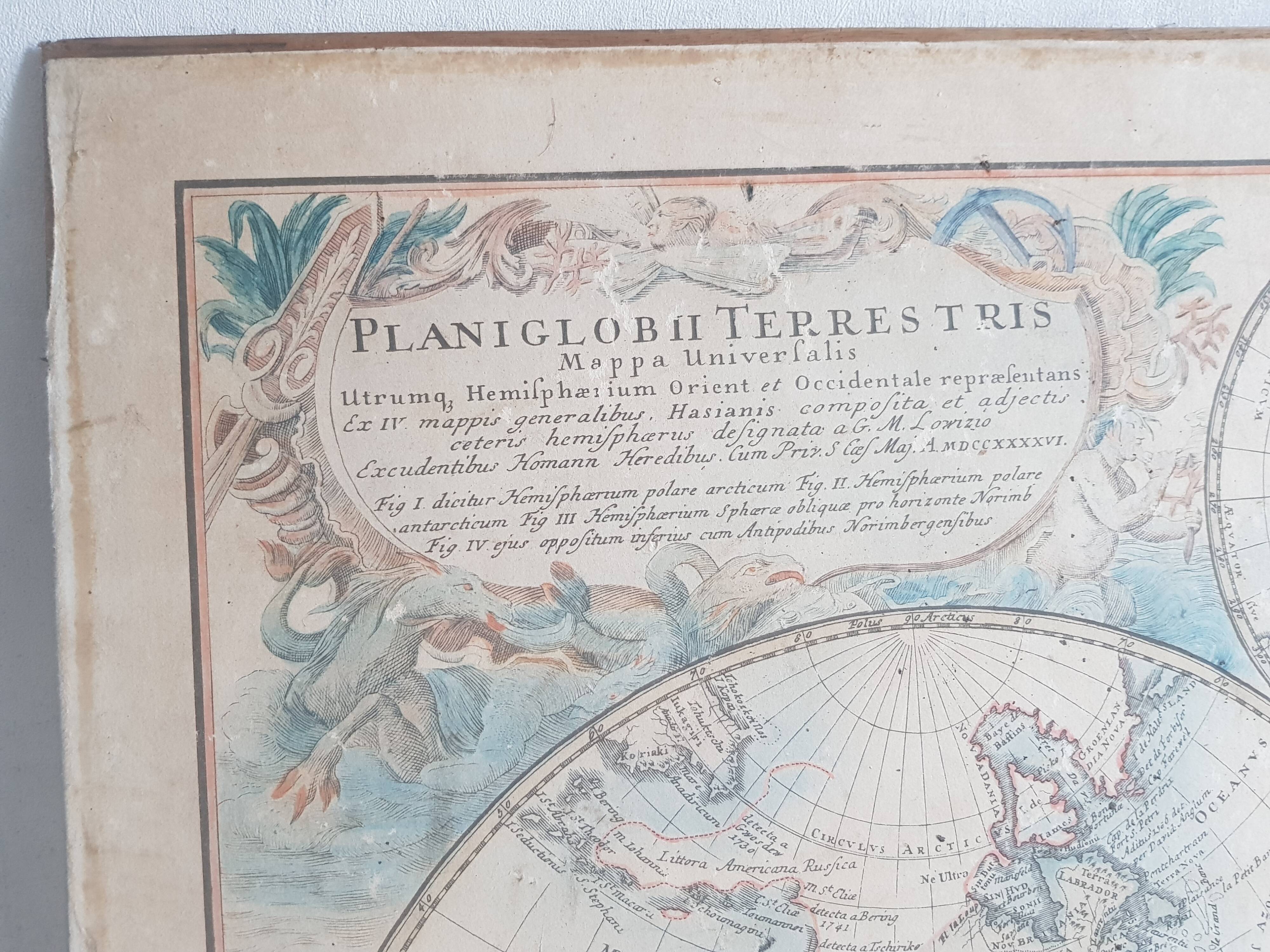 Carte planiglobe | Selency