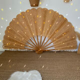 Éventail géant en rotin | Selency