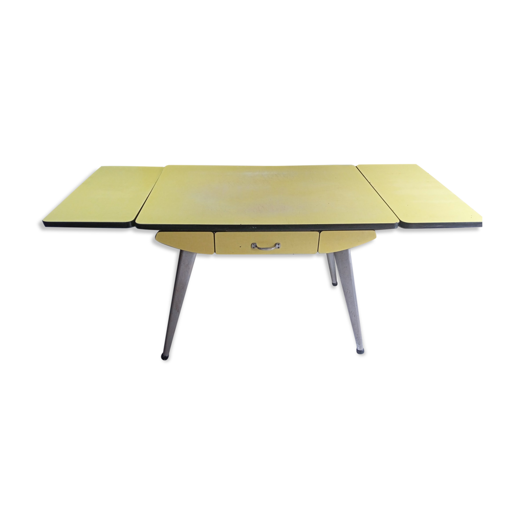Table furiana formica jaune | Selency