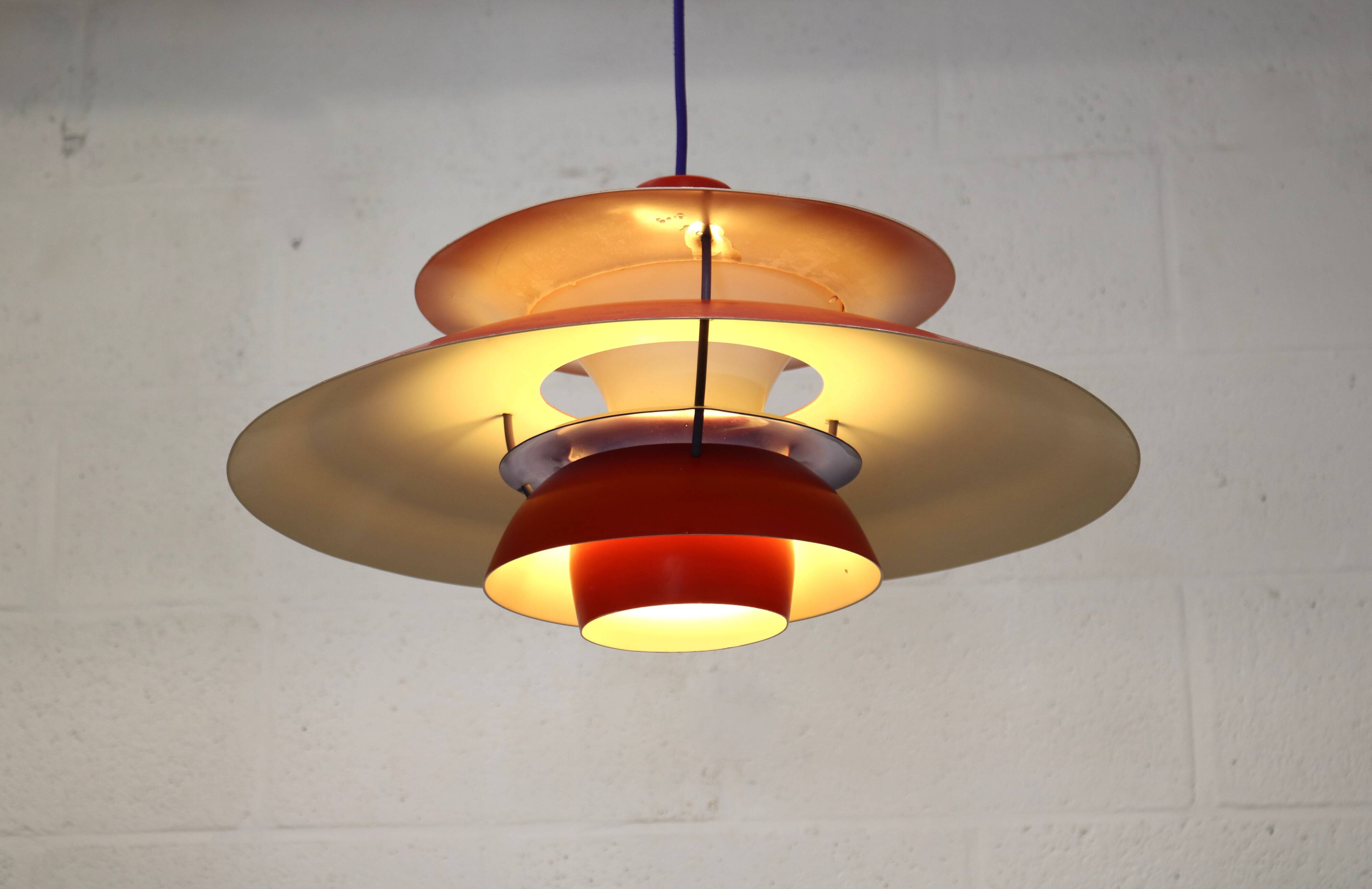 The real Danish stuff - PH5 pendant - original red color - Louis ...