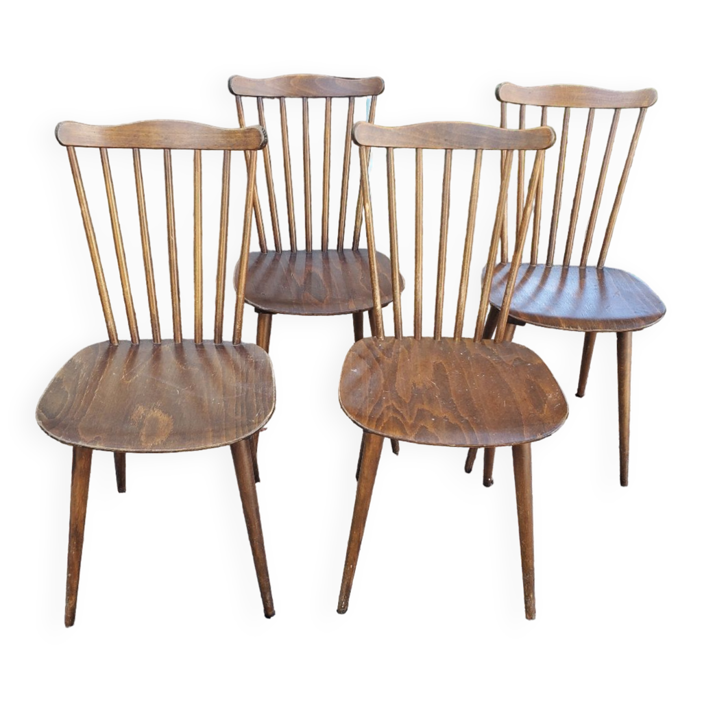 Ensemble de 4 chaises Baumann modèle Menuet | Selency
