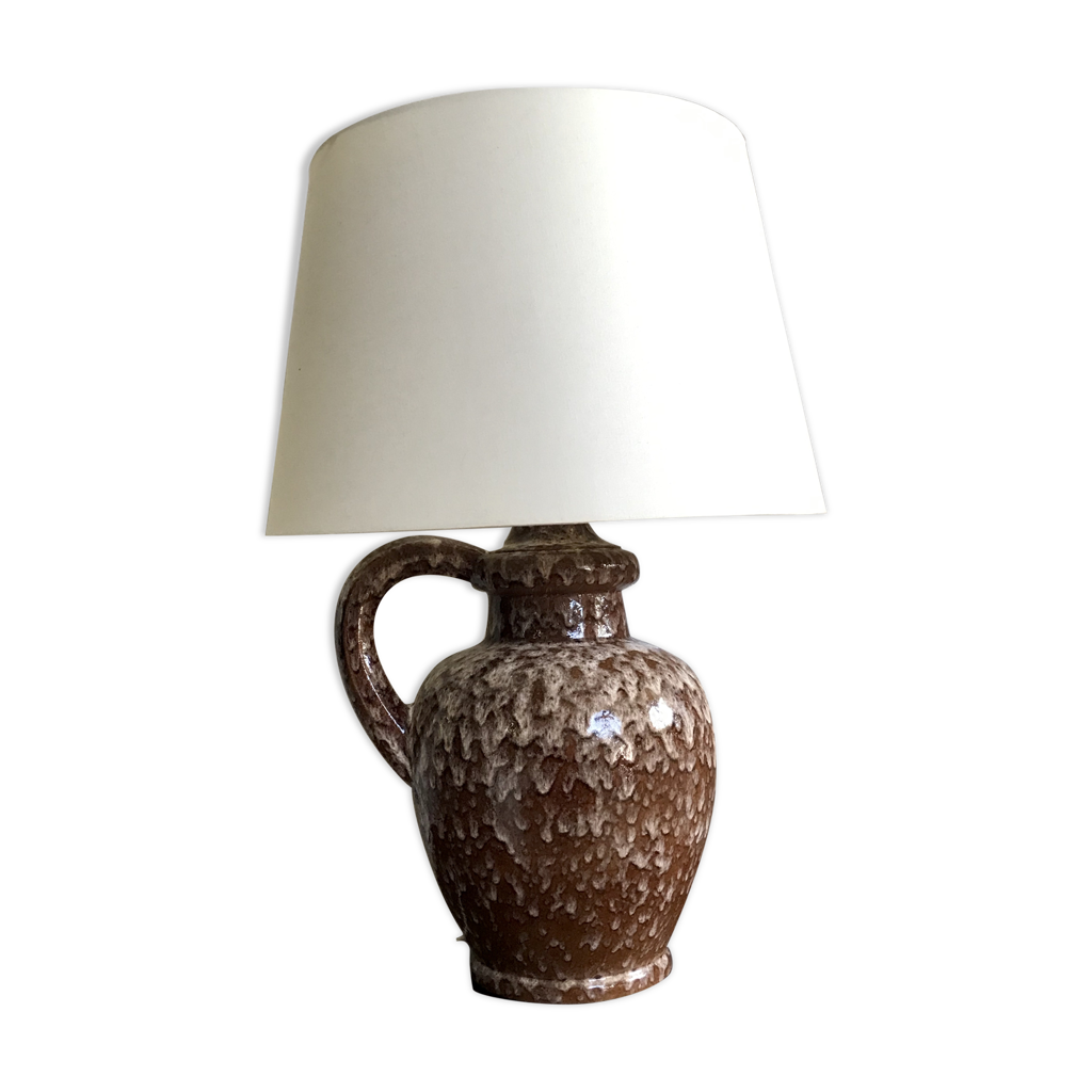 Lampe en céramique émaillée vintage | Selency