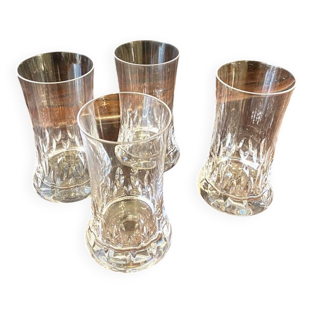 Ensemble de 4 verres Bayel, Crystal Shot France | Selency