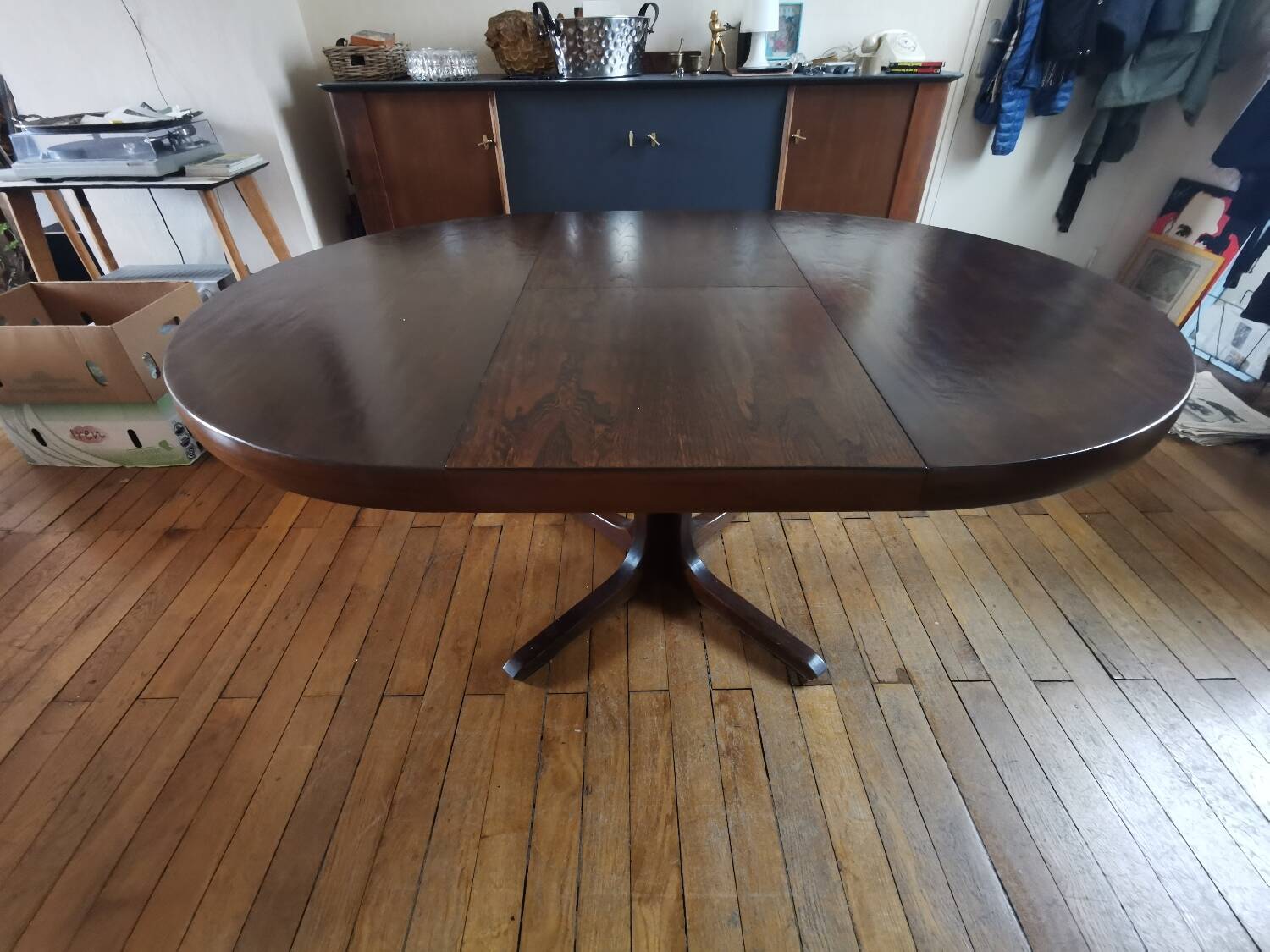 Baumann Round Extendable Dining Table | Selency