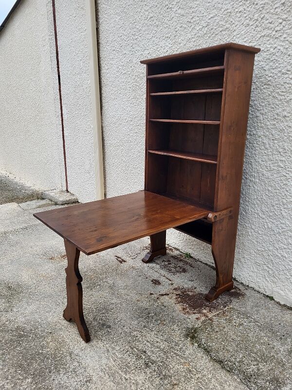 Buffet table rabattable rustique en sapin | Selency