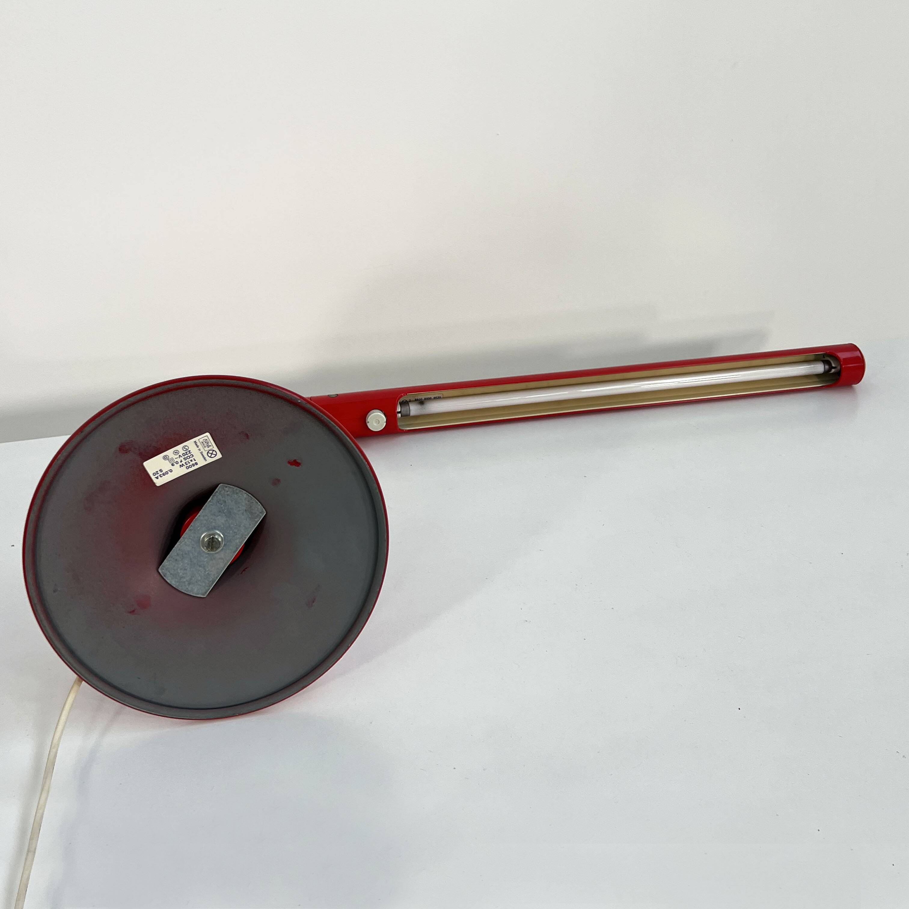 Lampe de table Tube Rouge par Anders Pehrson pour Ateljé Lyktan, 1970 | Selency