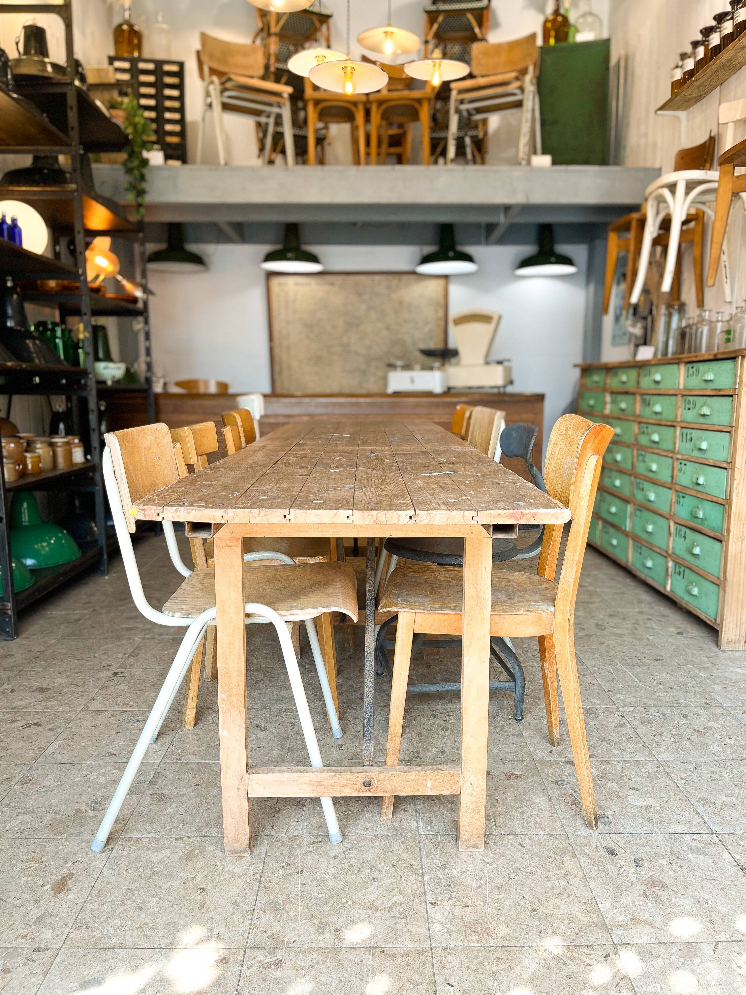 Ancienne table de guinguette pliante | Selency