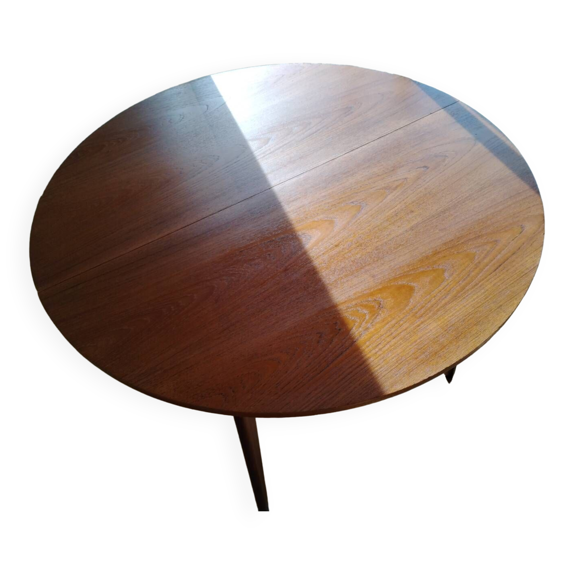 Table ronde 60's avec rallonge | Selency