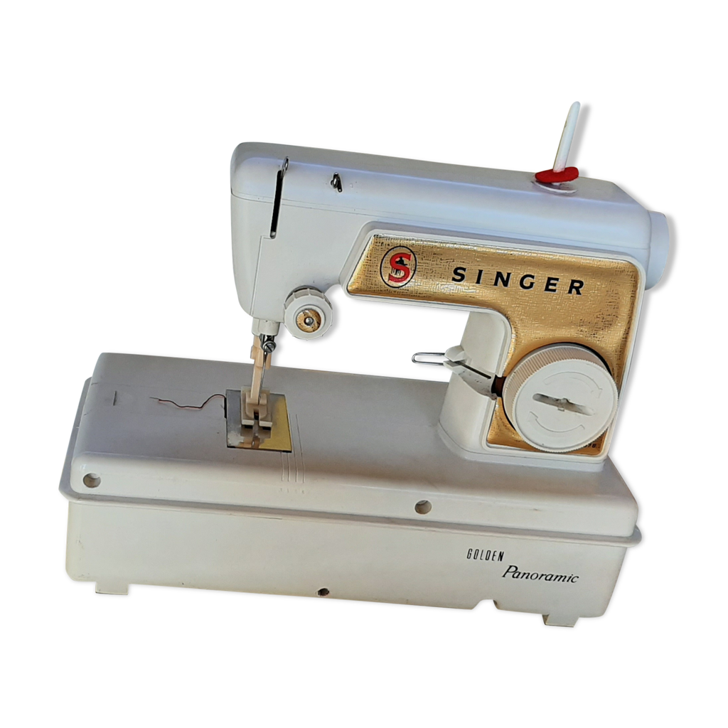 Jouet ancien machine è coudre singer golden panoramic | Selency