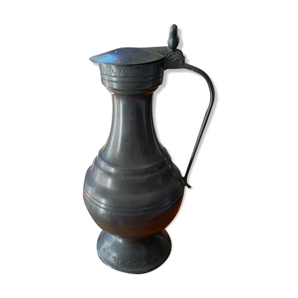 Carafe vase en étain | Selency