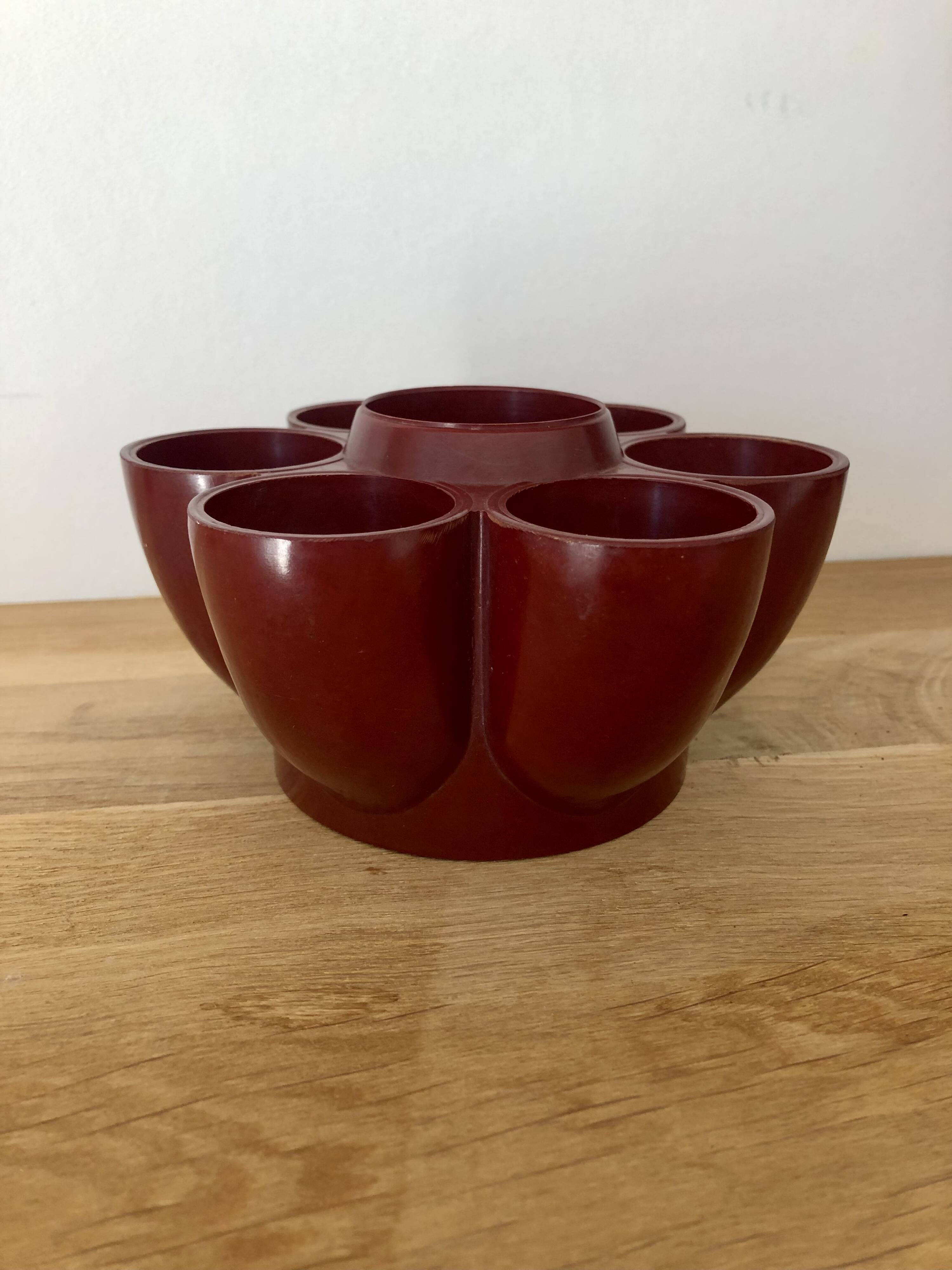 Vintage bistro egg display in bakelite from the 70s | Selency