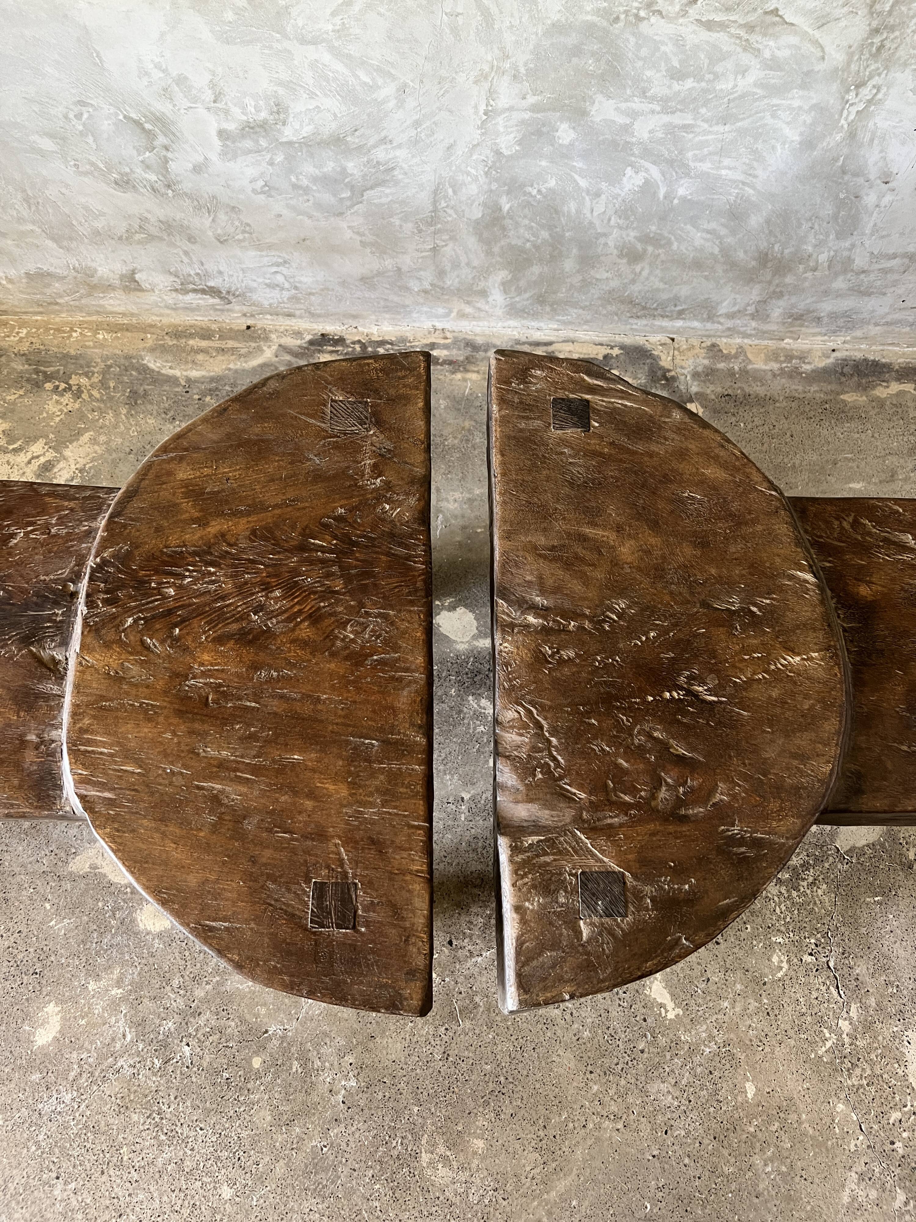 Banc ou table basse modulaire en 2 parties L:2m l:60 H:46 | Selency