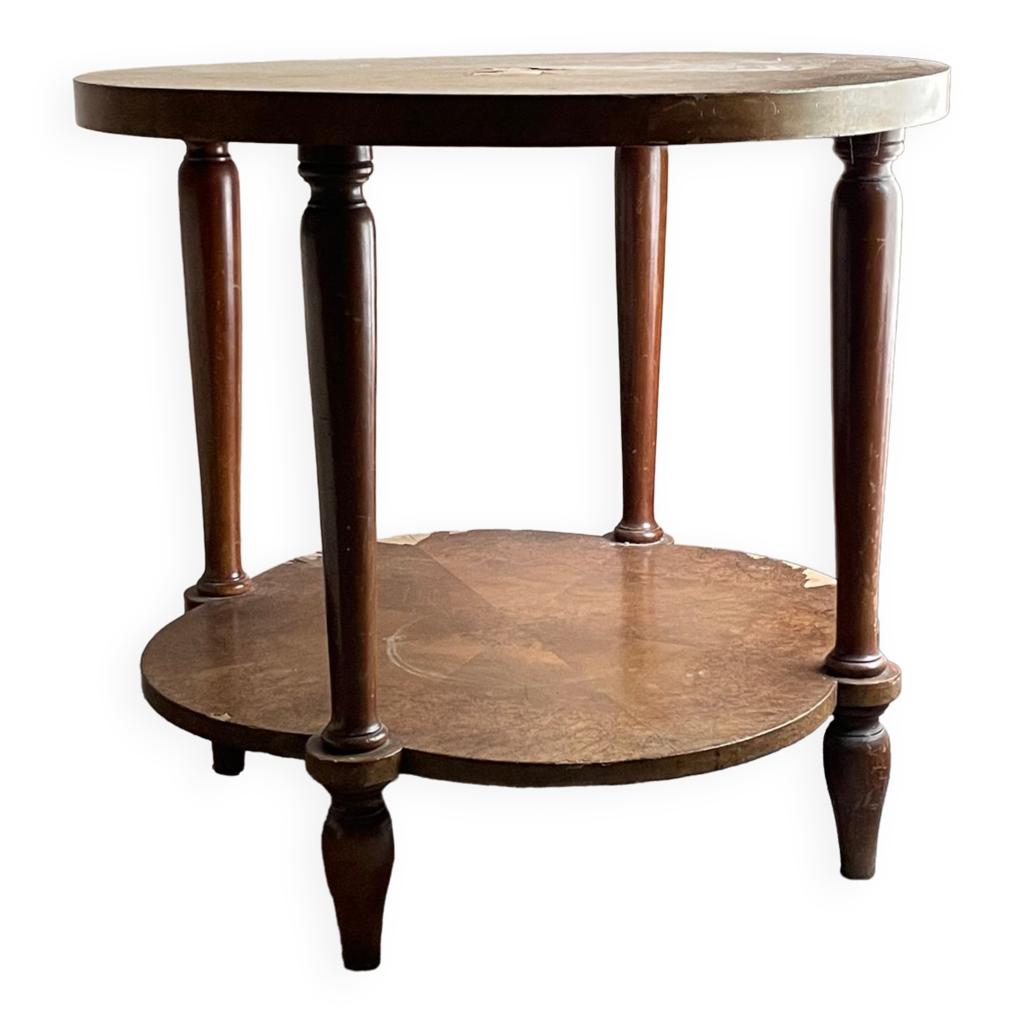 Table ronde à 2 niveaux superposés | Selency