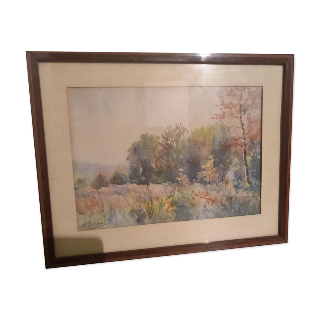 Tableau ancien-paysage | Selency