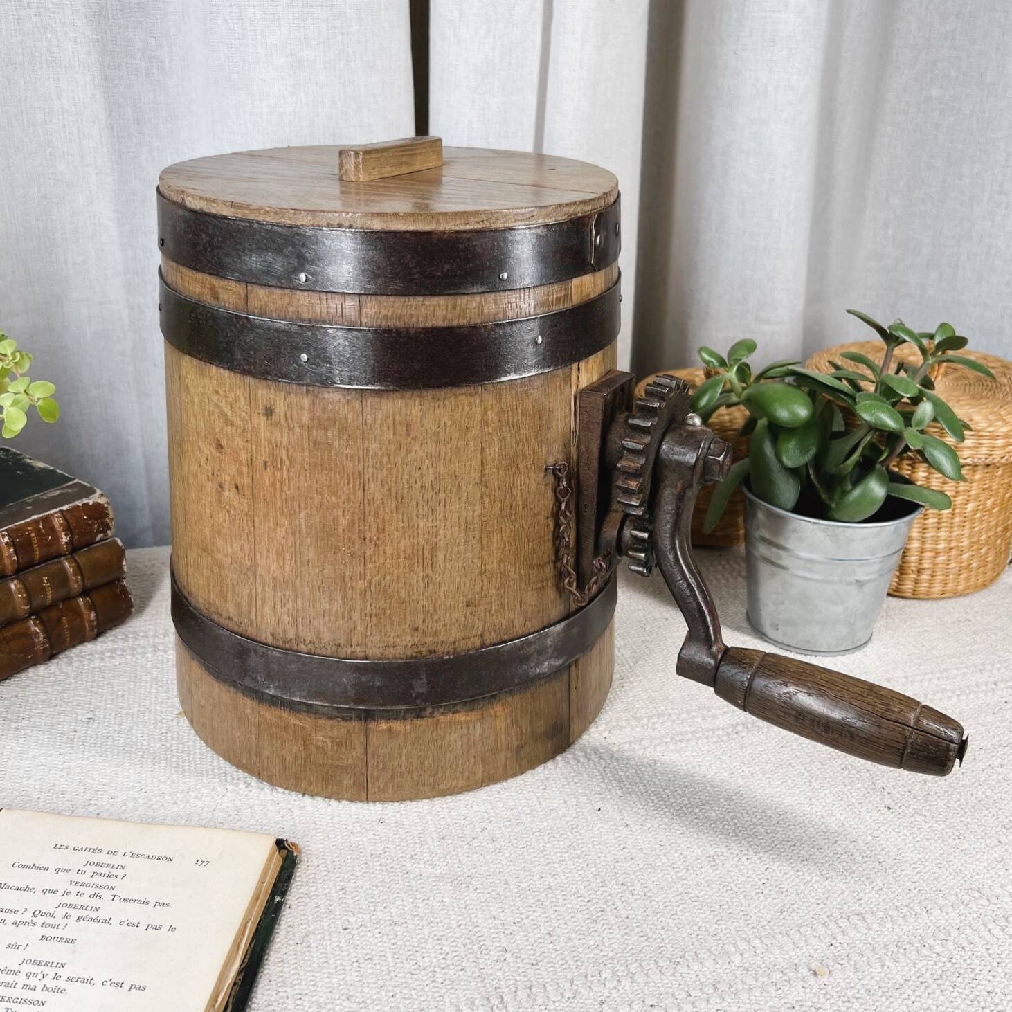 Baratte à beurre ancienne | Selency