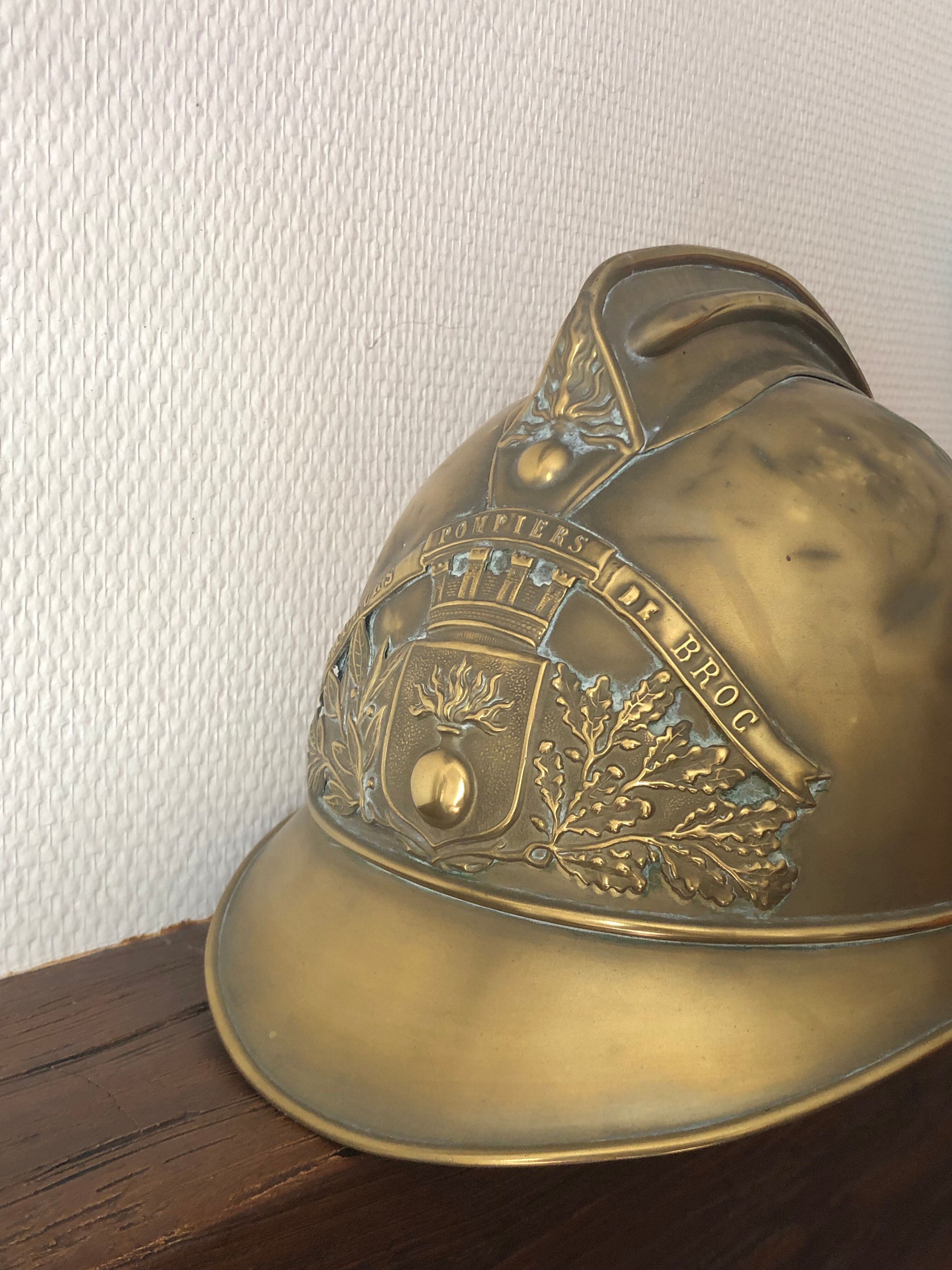 Casque de pompier ancien | Selency