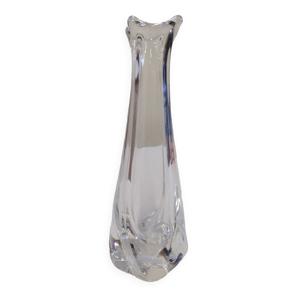 Soliflore en cristal daum signé | Selency