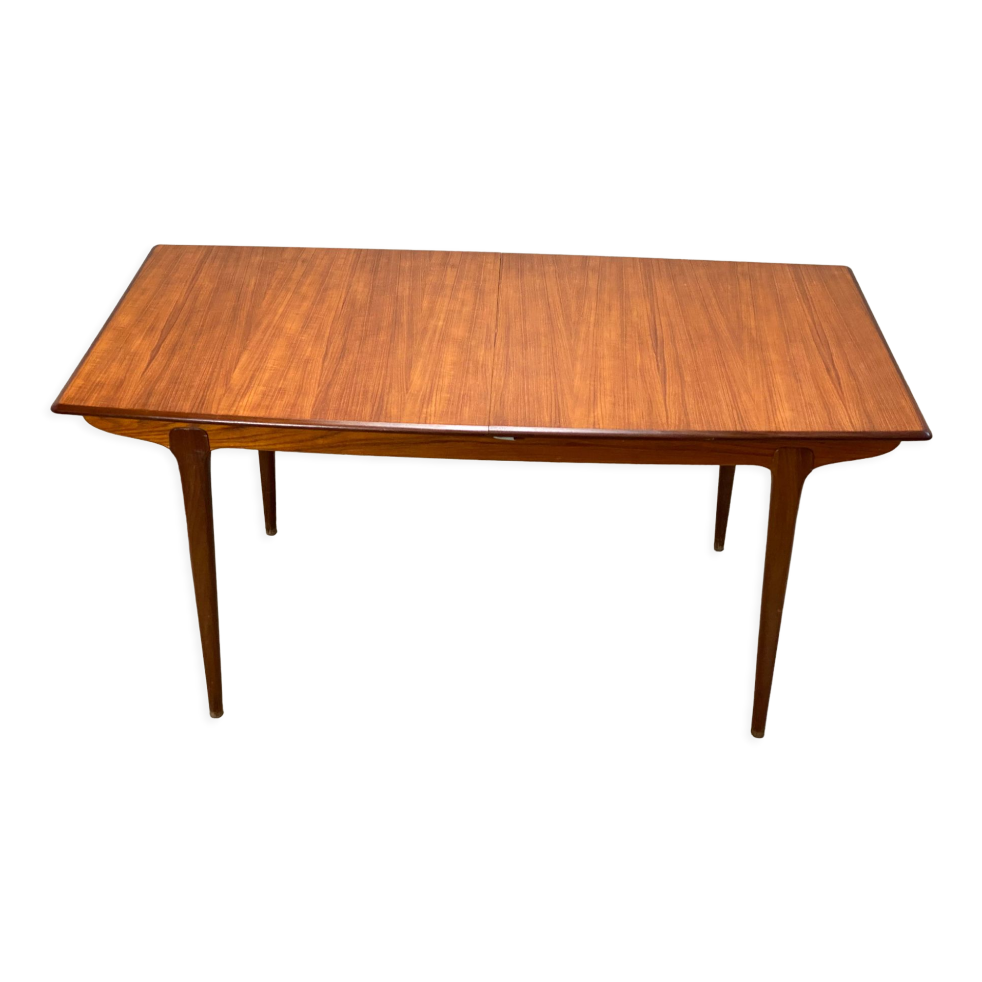 Table extensible design scandinave à rallonge en teck | Selency