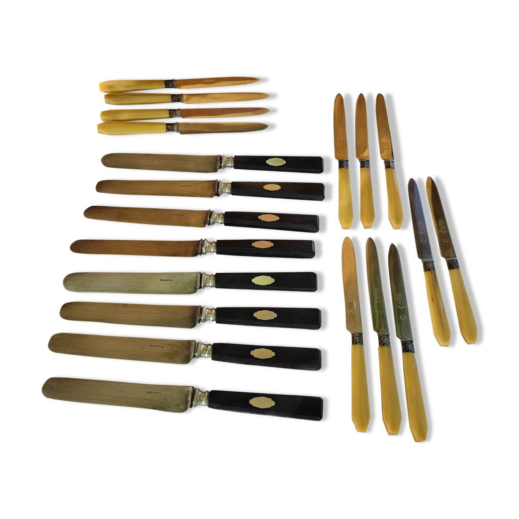Coffret de 20 couteaux vintage | Selency