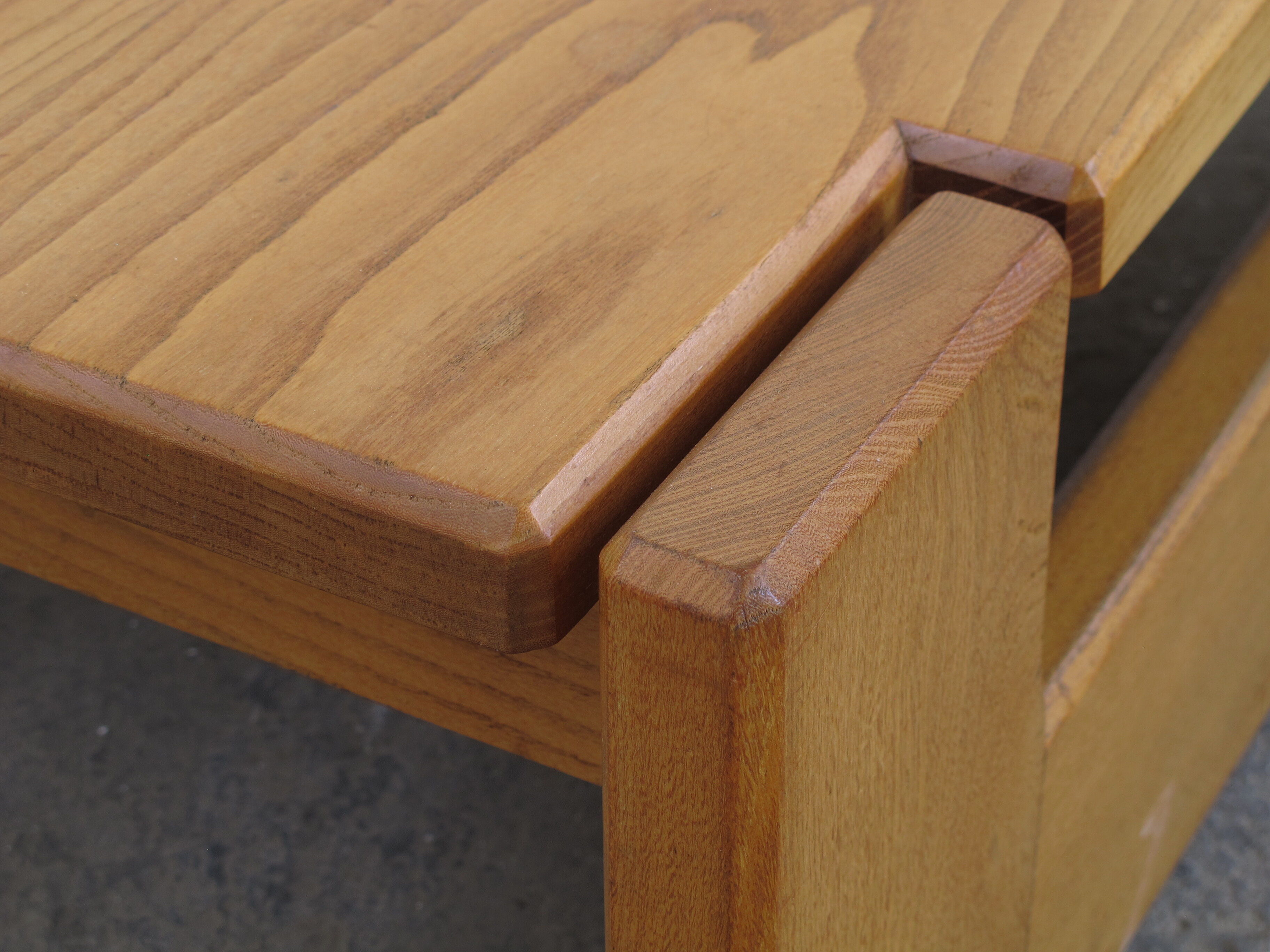 Table basse en orme massif | Selency