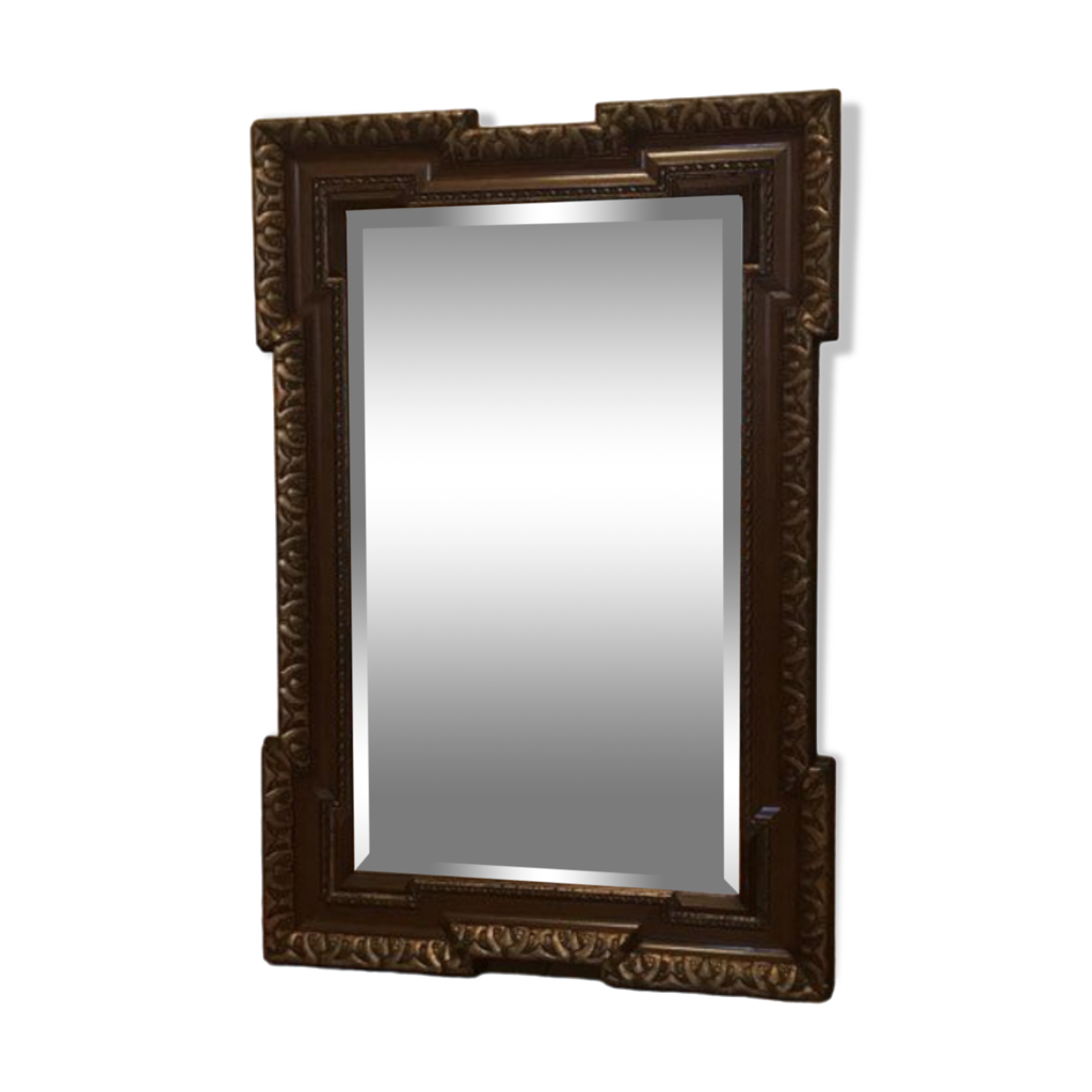 Miroir ancien bisauté | Selency