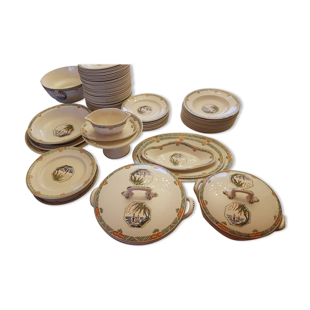 Service de table faience de Longwy | Selency