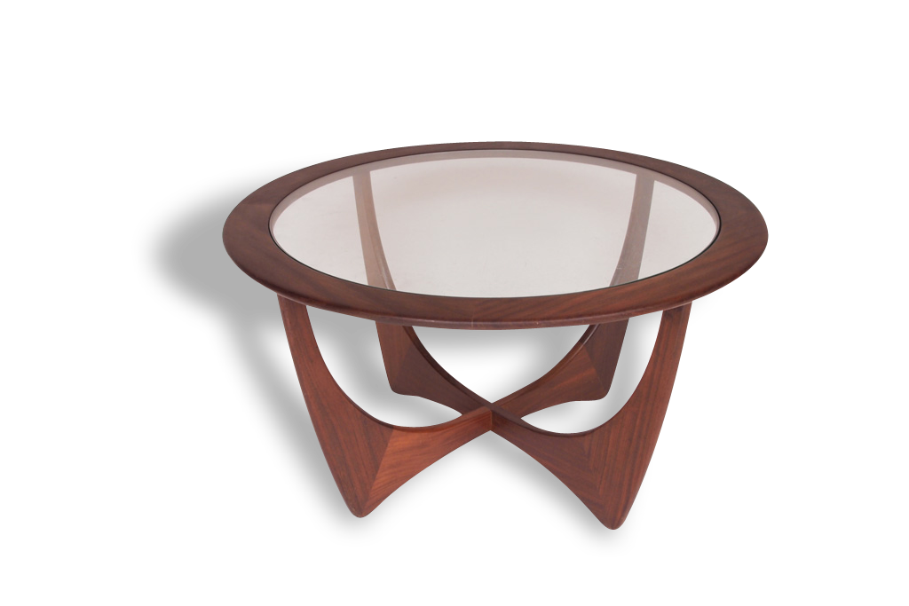 Table basse ronde Astro années 60 | Selency