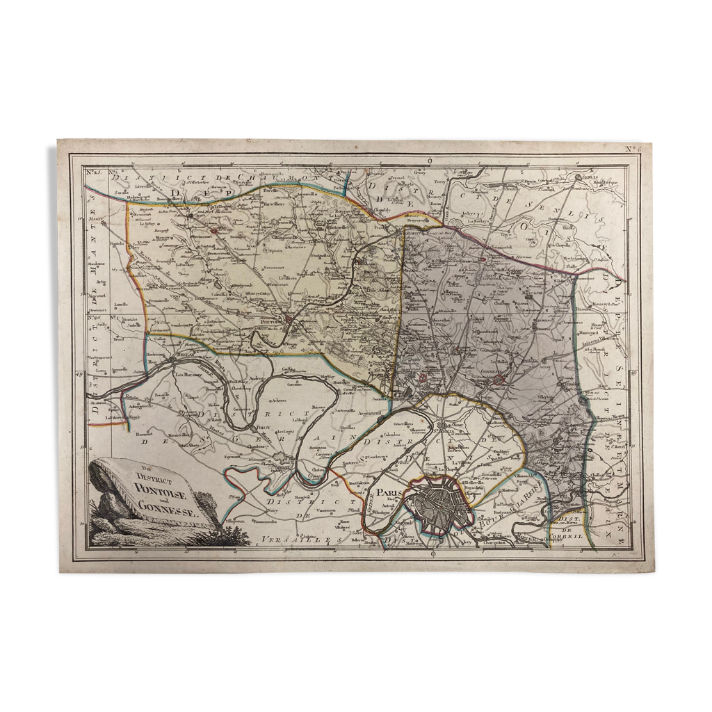 carte-ancienne-pontoise-et-gonesse-selency