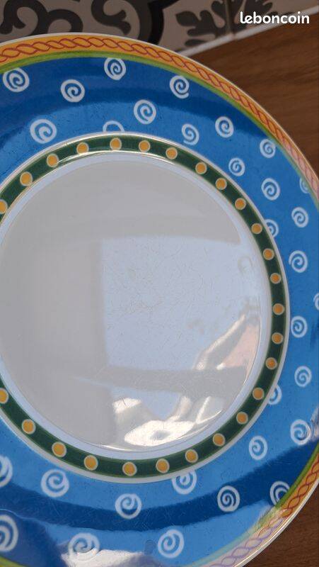 Lot de 9 assiettes porcelaine Villeroy & bosch - Twist Cleá | Selency