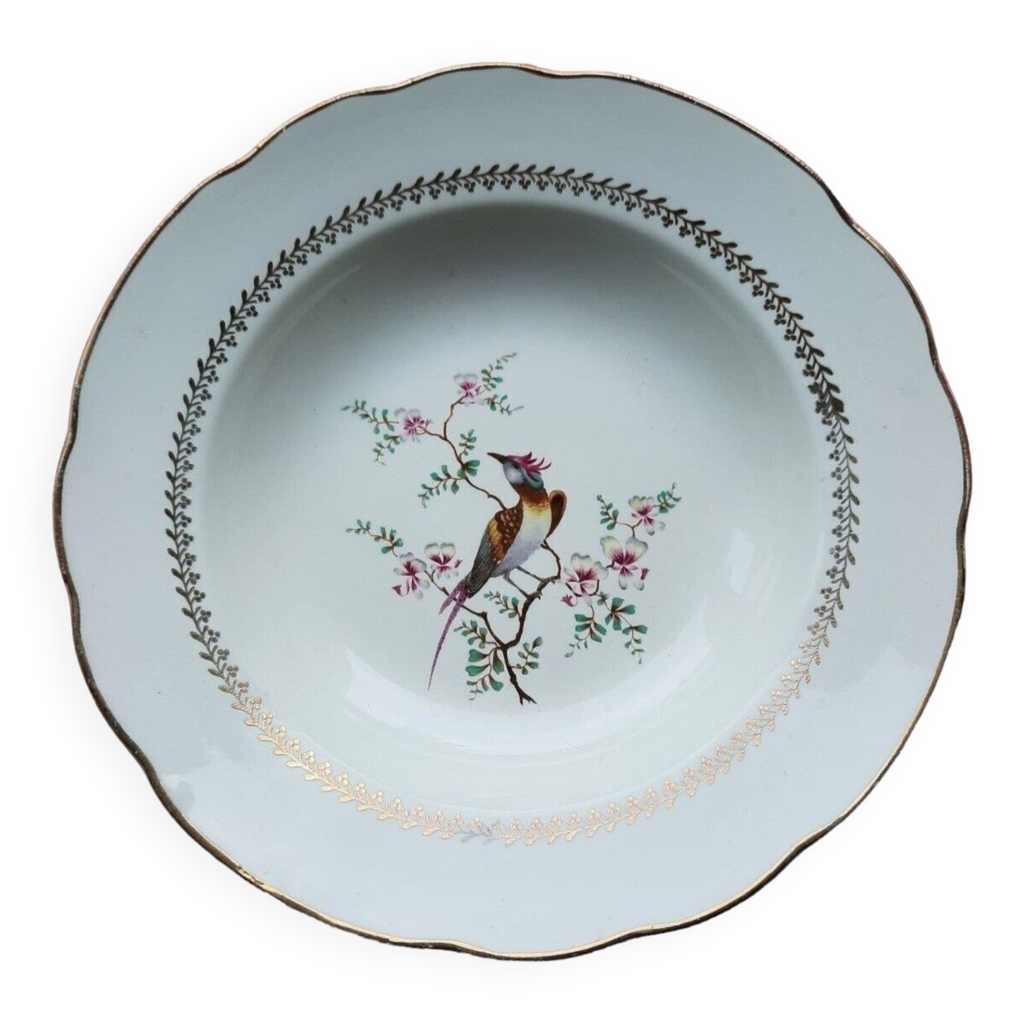 Faience Gien, 1 assiette creuse, modèle Tokio | Selency