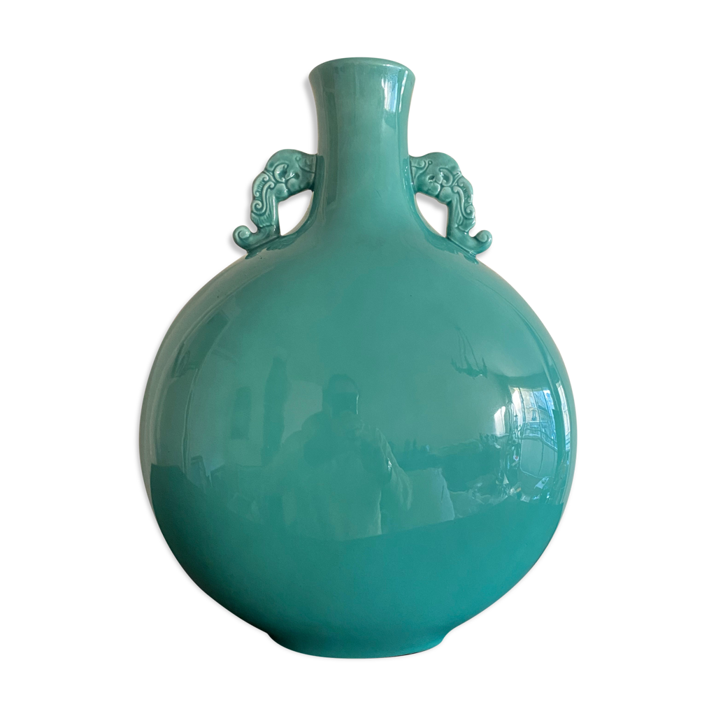 Vase gourde en céramique par paul millet a sevres - circa 1920 | Selency