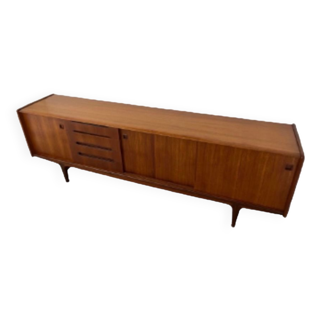 Vintage Scandinavian sideboard, teak sideboard from the 60s, 70s. | Selency