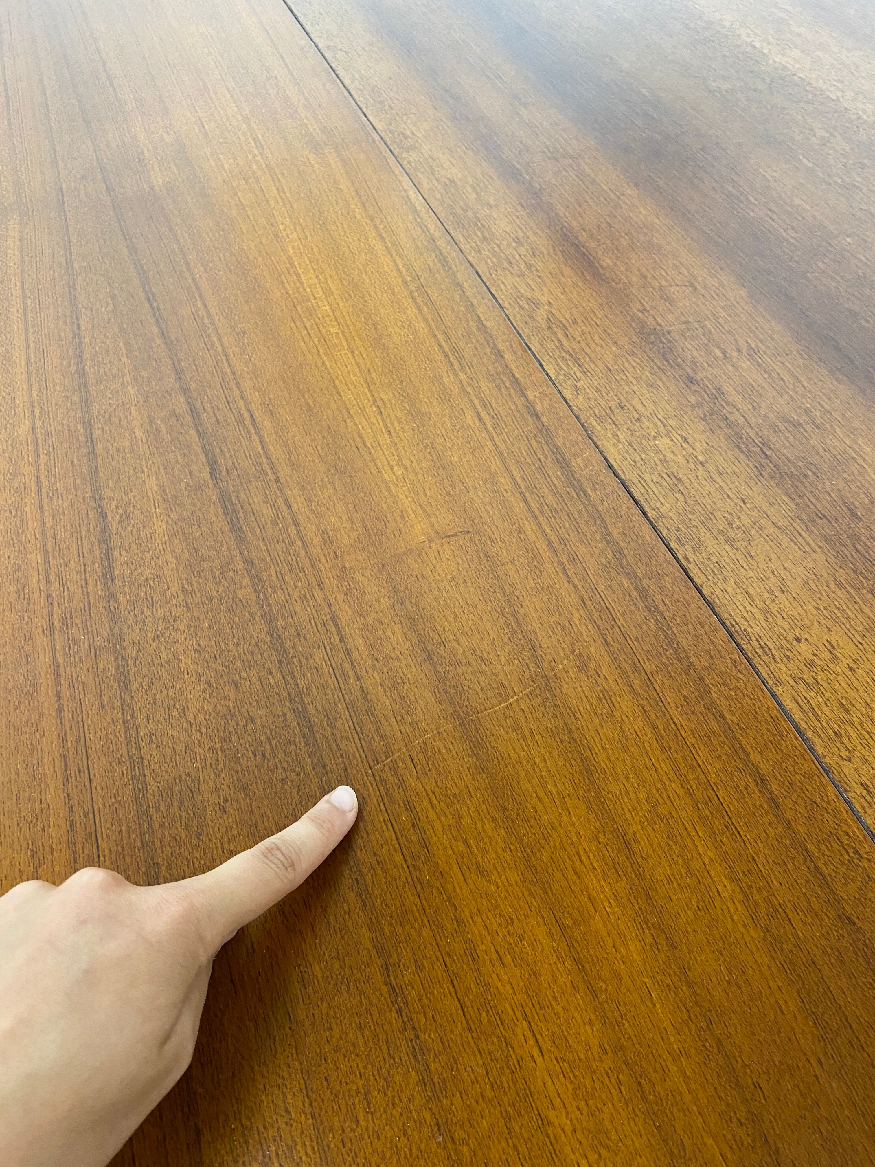 Table ronde scandinave avec rallonge | Selency