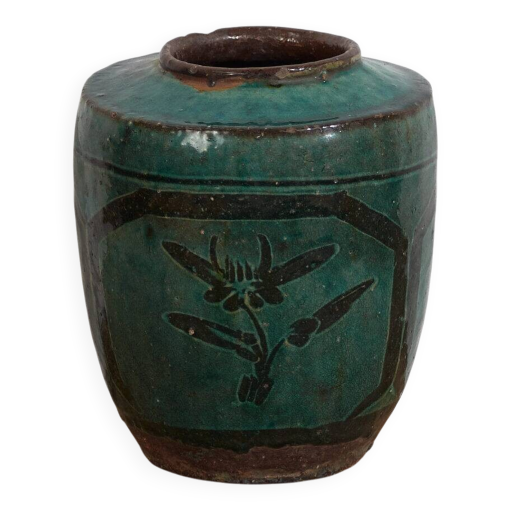 Vase vert ancien (c.1820) #24 | Selency