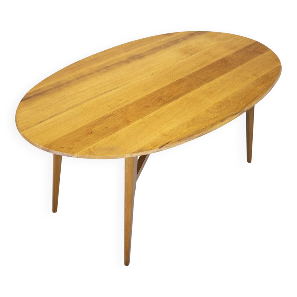 Table à manger ovale du milieu du siècle par AJ Milne pour Heals | Selency