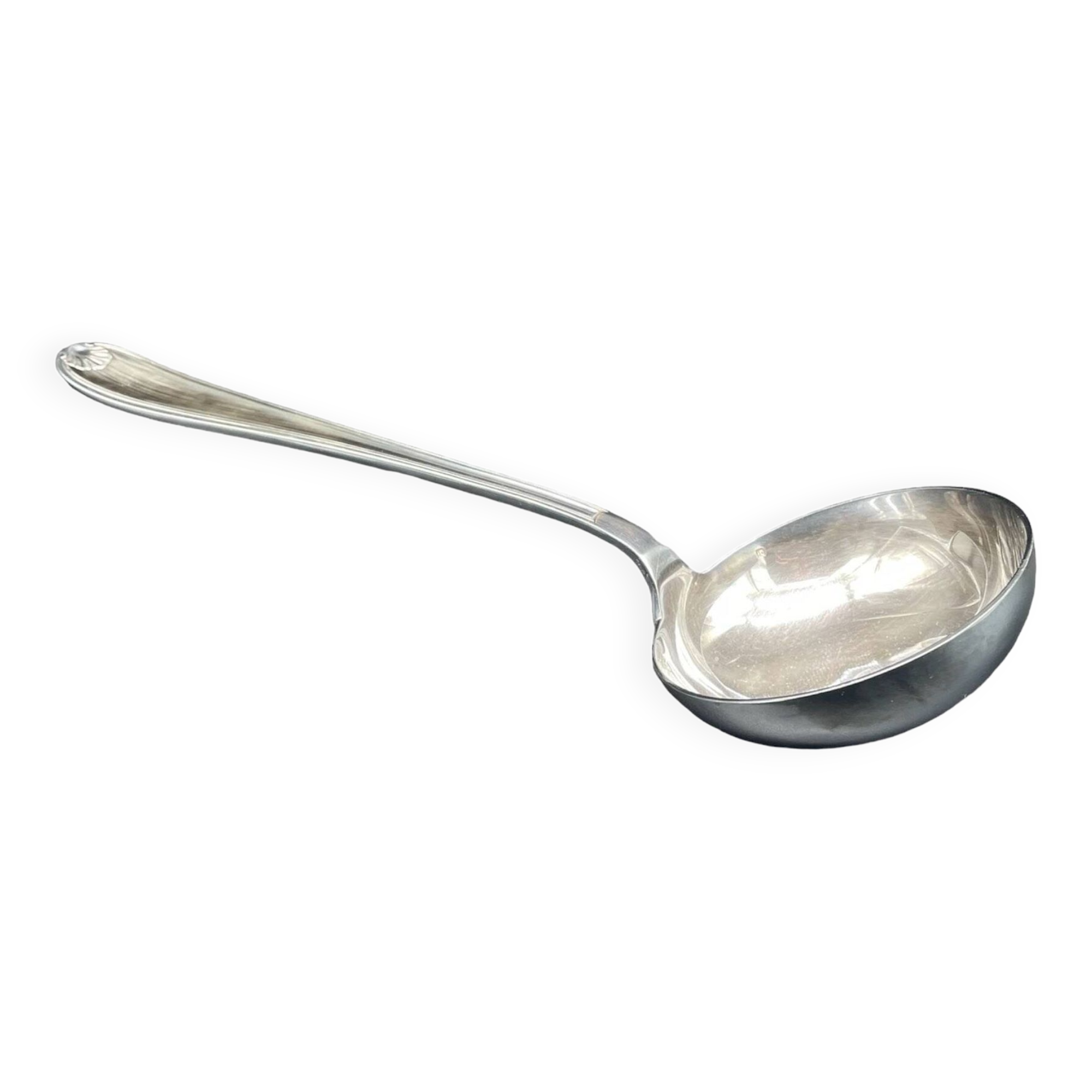 Louche à potage, Christofle, modèle Clément Marot, métal argenté ...