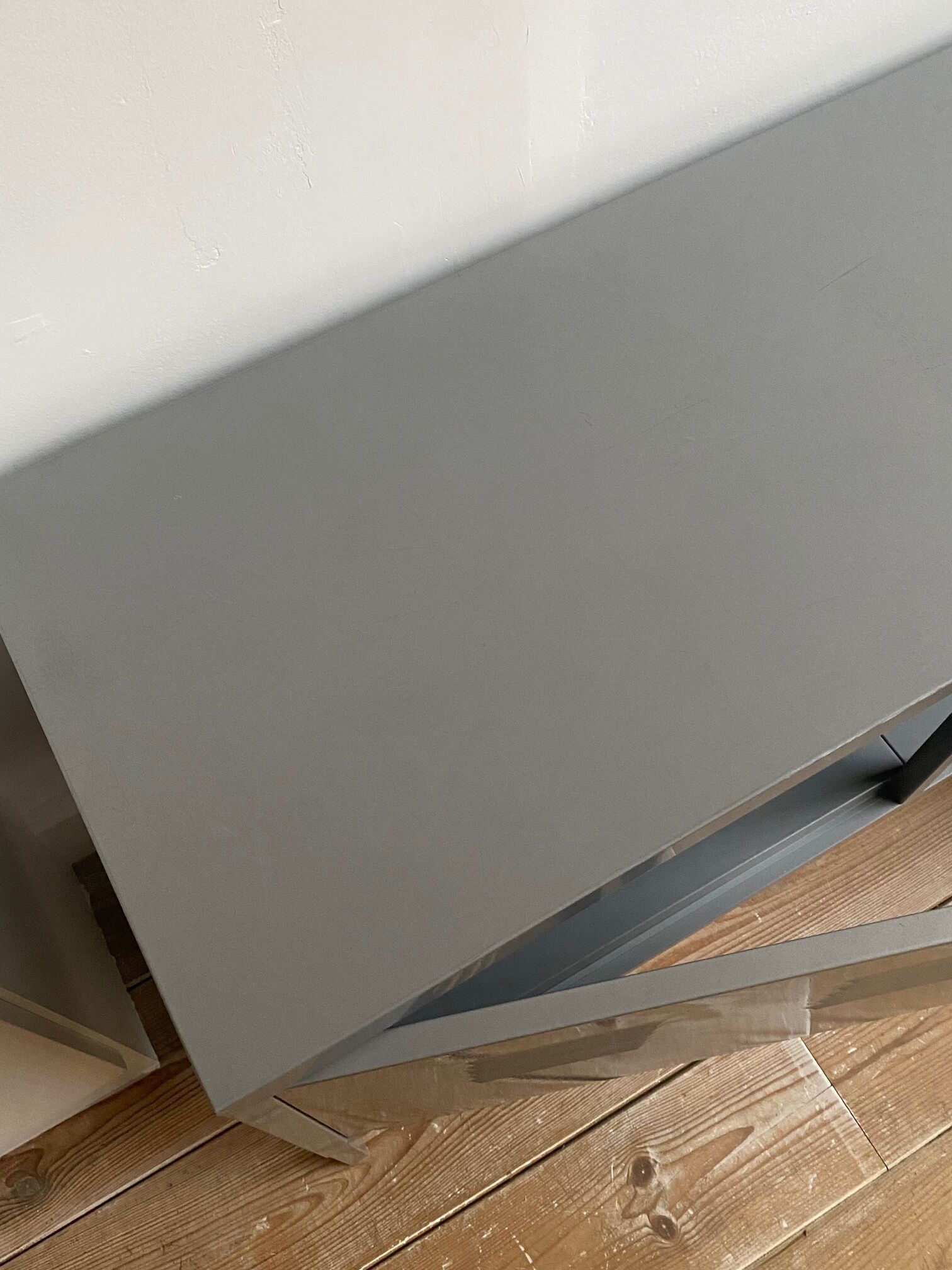 Iconic vintage cabinet Ikea PS gray color | Selency