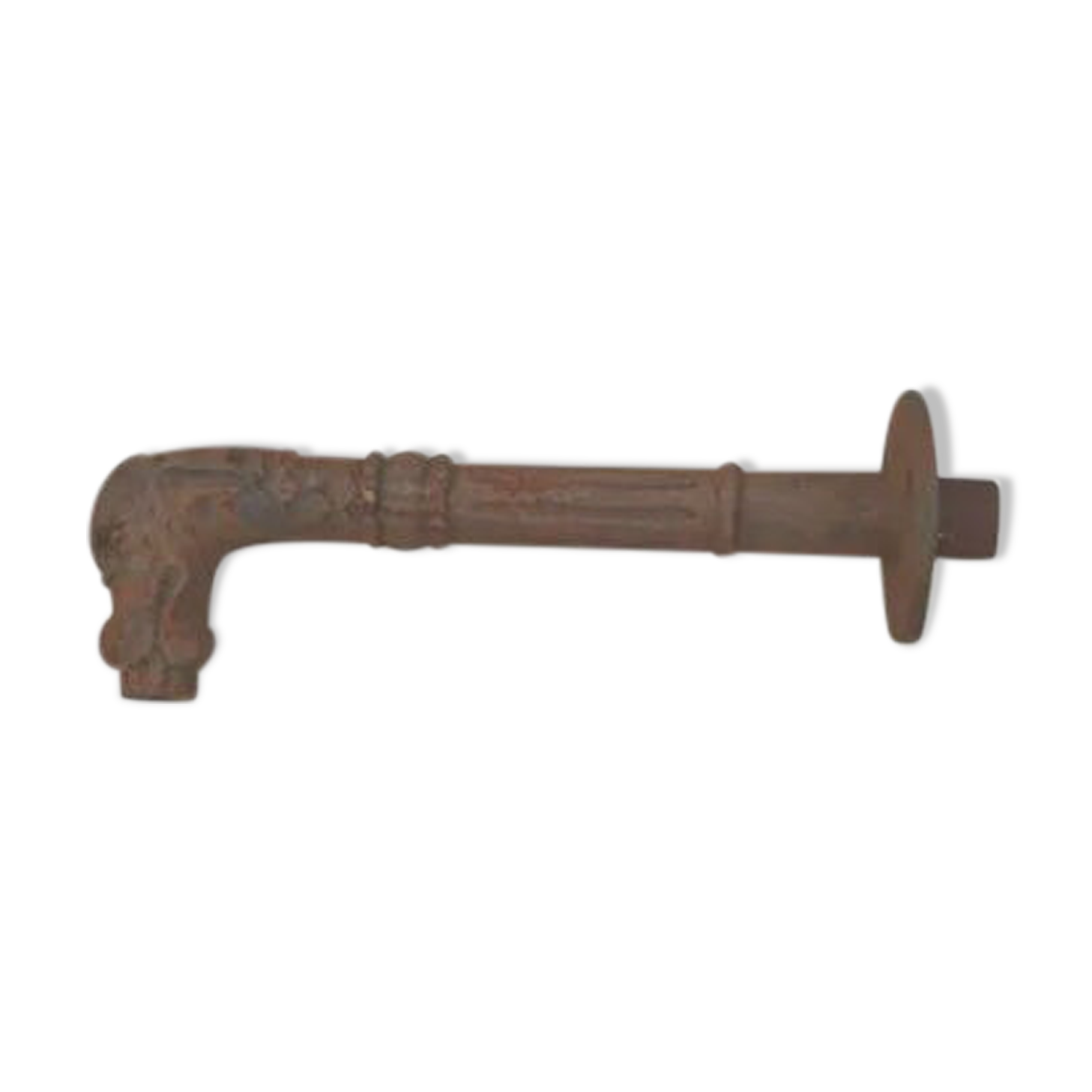 Robinet en fonte pour fontaine ou bassin, dauphin en fonte | Selency