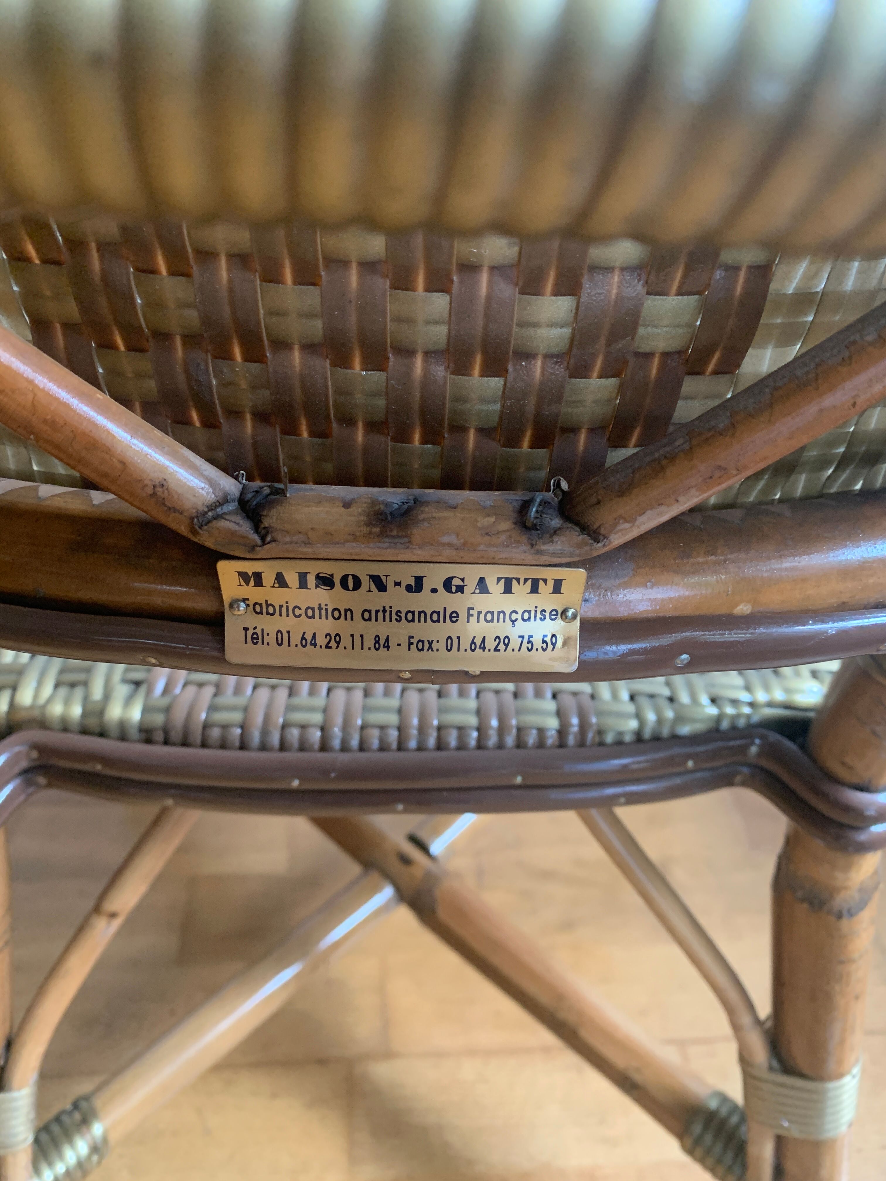 Chaise Bistrot Rotin Gatti Occasion