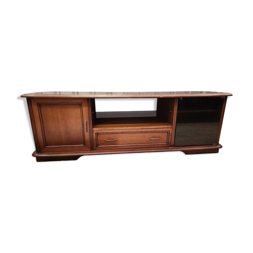 Solid cherry TV stand