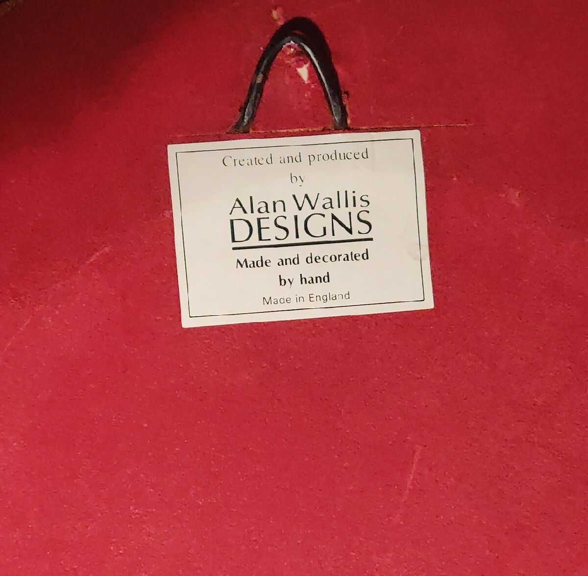 Miroir Alan Wallis Designs années 80 50x50cm | Selency