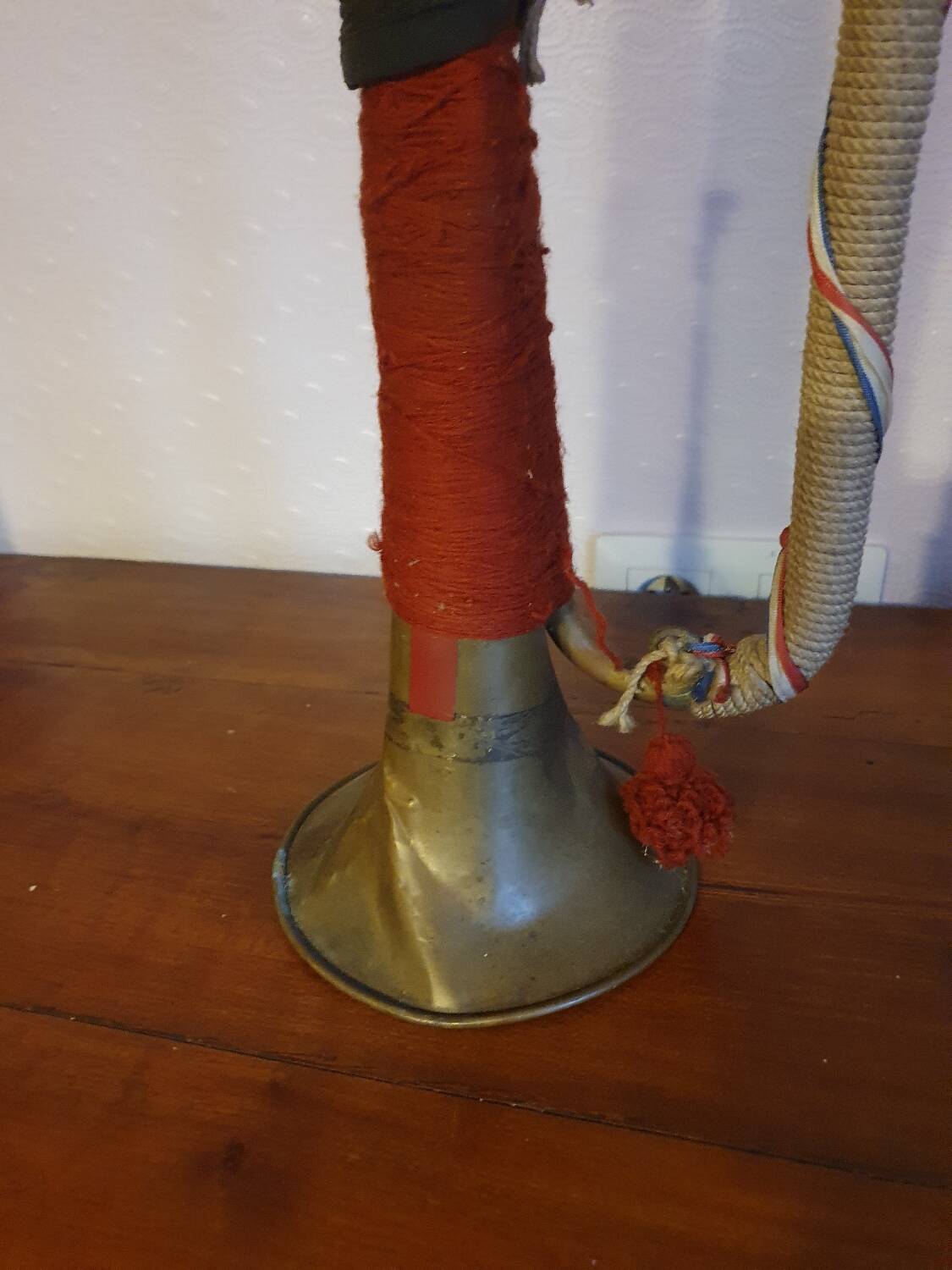 Clairon de conscrit en cuivre trompette militaire de la guerre 1914 18 militaria | Selency