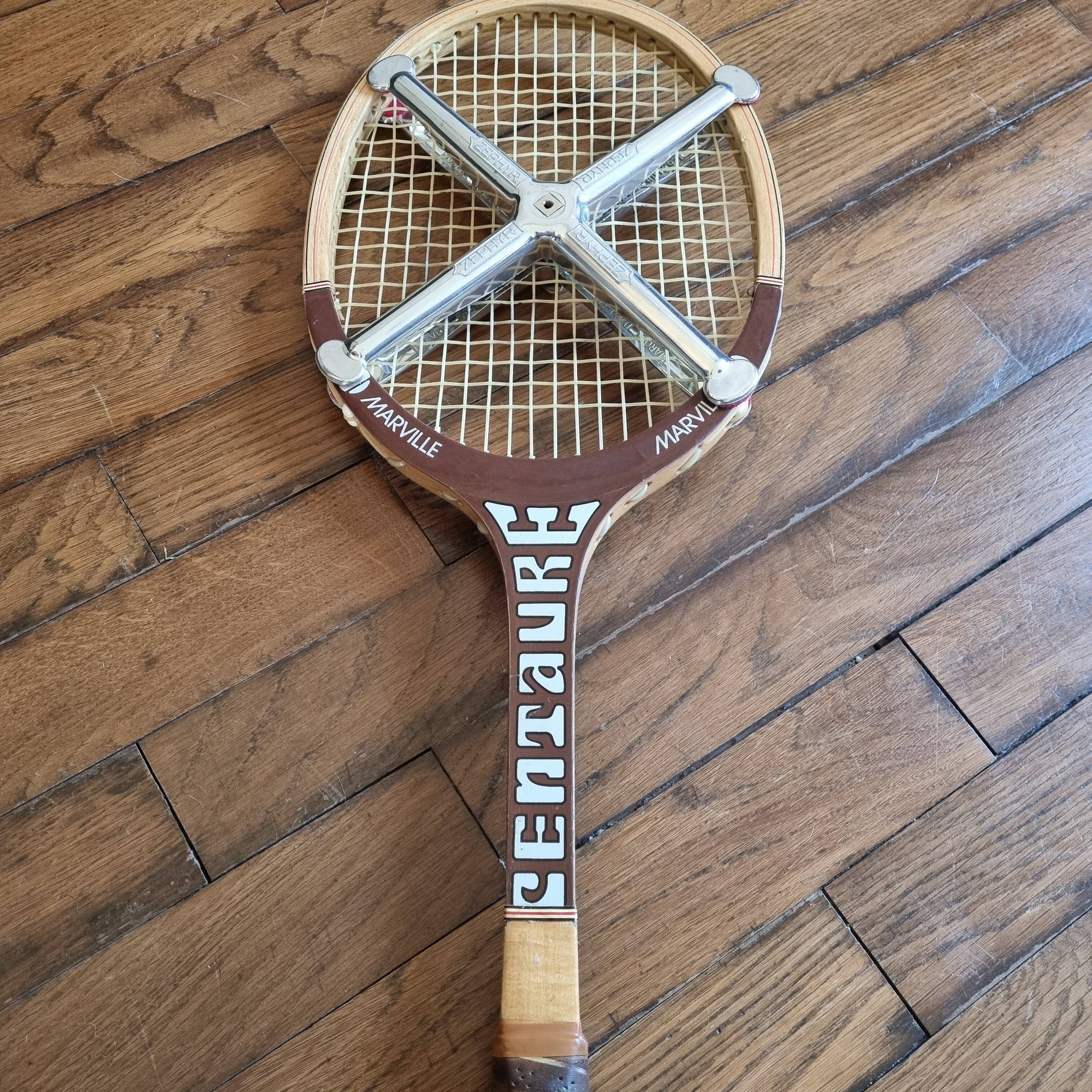 Raquette de tennis vintage Marville et croisillon Zephyr | Selency