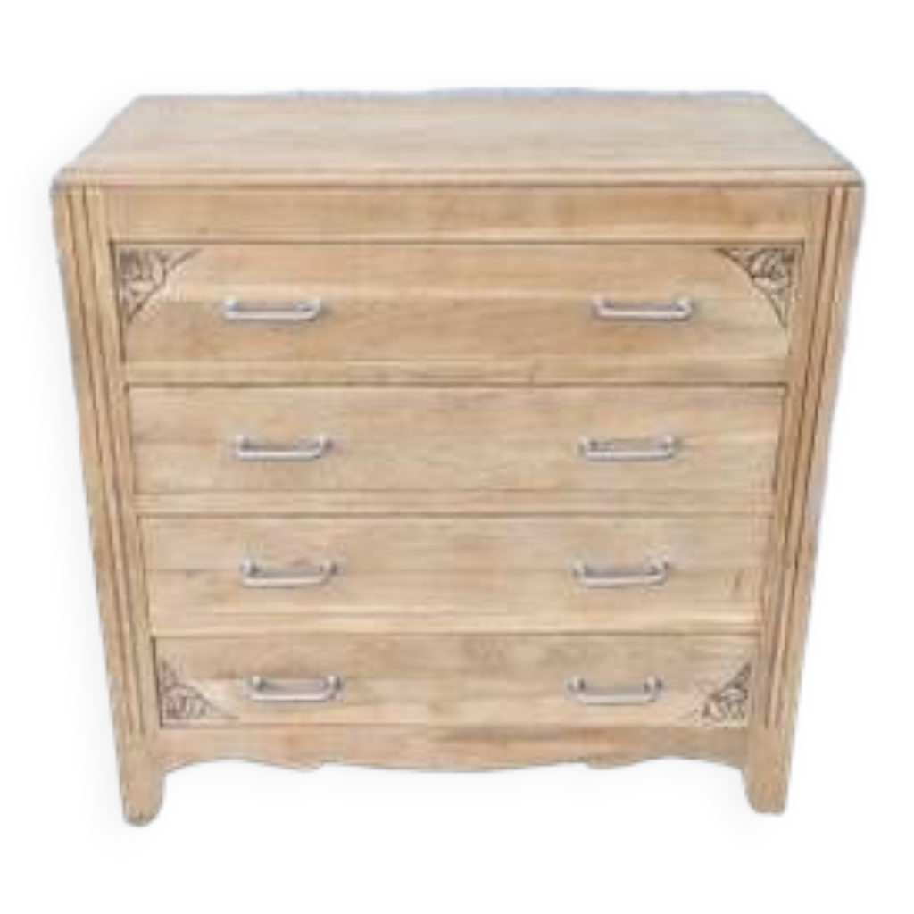 Commode des années 50 en bois naturel | Selency